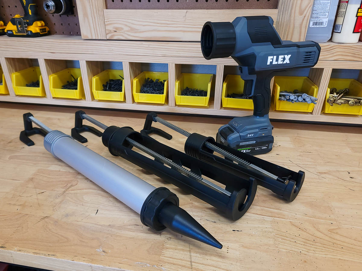 Flex 24V Caulk and Adhesive Guns: What You Need To Know - Pro Tool Reviews