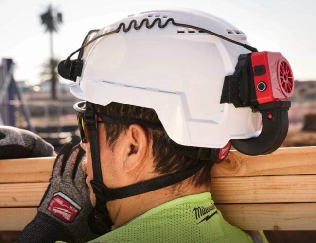 Accessory Spotlight: Milwaukee Bolt Hard Hat Cooling Fan - Pro Tool Reviews