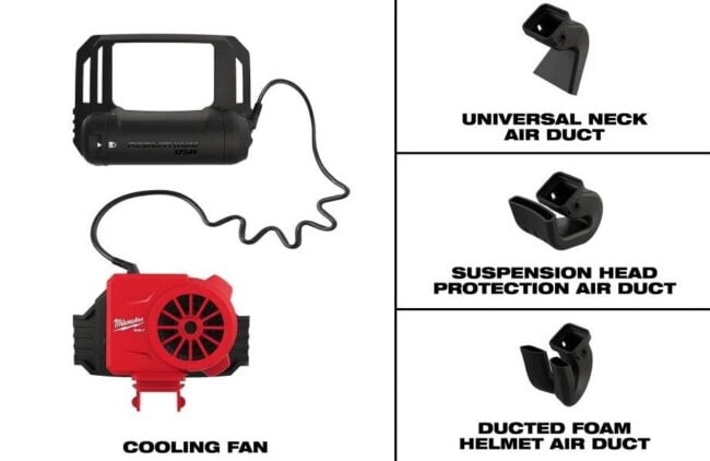 Accessory Spotlight: Milwaukee Bolt Hard Hat Cooling Fan - Pro Tool Reviews